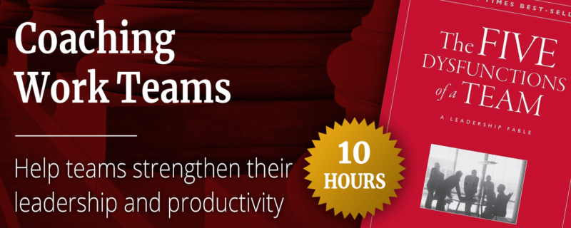 Coaching Work Teams - Professional Christian Coaching Institute