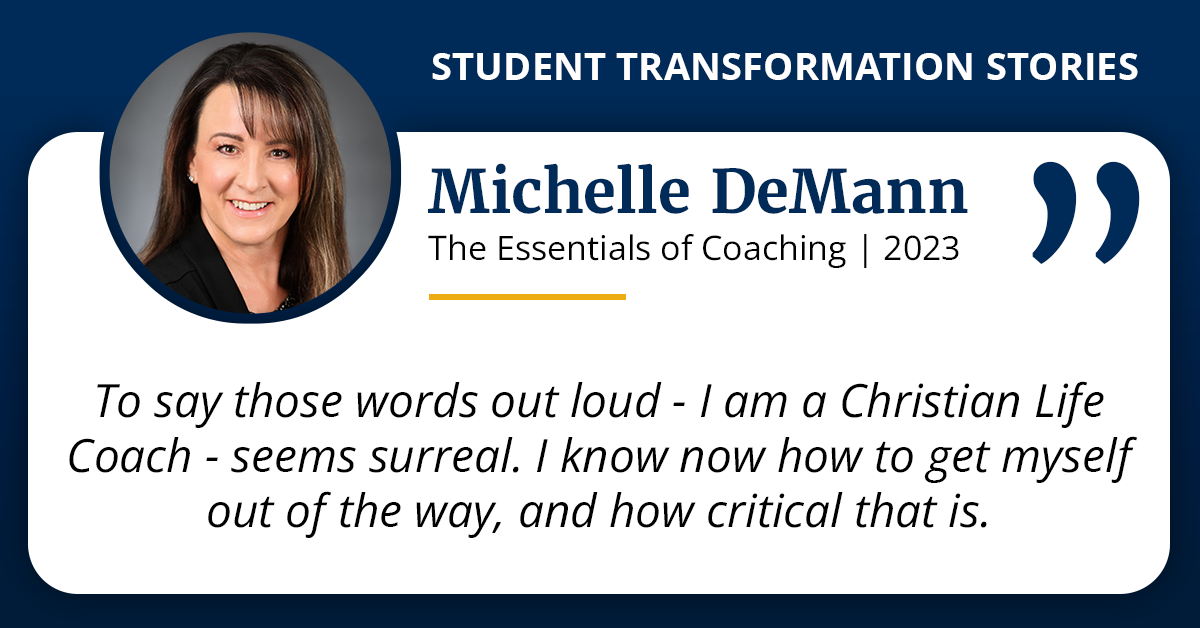 Michelle DeMann: Christian Life Coach Training Story
